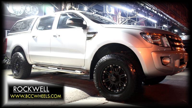 Ford Range with 18 Inch Black Rhino - Rockwell